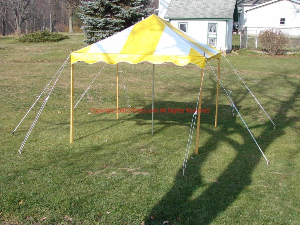 Colored/Striped Tension Tents – DAD'S Tents Specializing in Tents ...