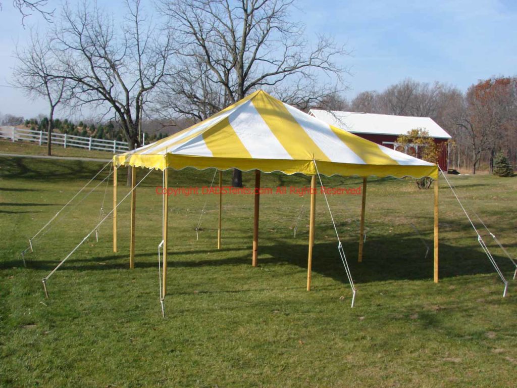 Colored/Striped Tension Tents – DAD'S Tents Specializing in Tents ...